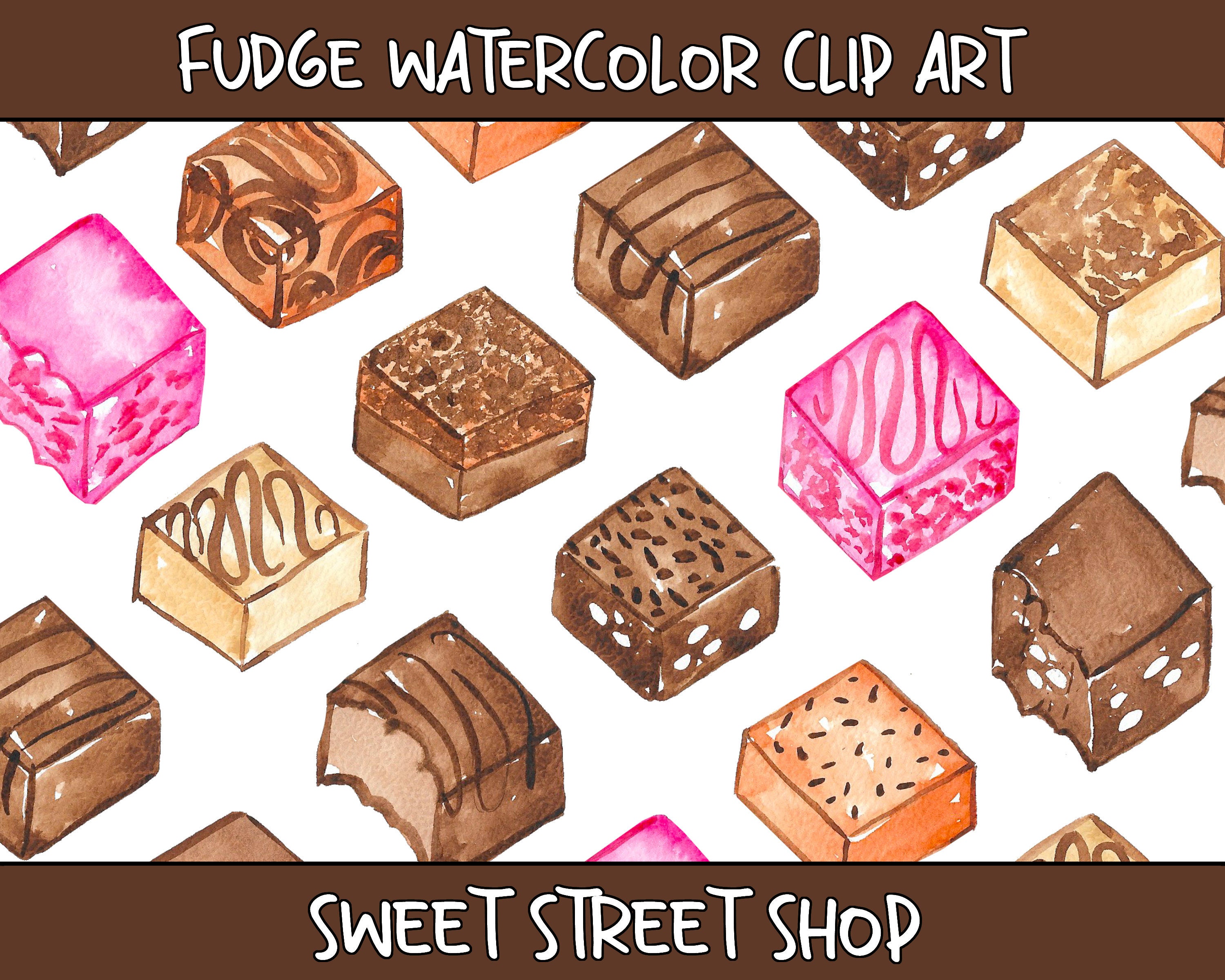 Claeys Candy Fudge Clipart
