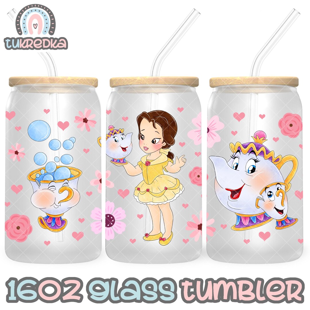 Belle Mrs Teapots & Chip Beauty and the Beast Cup PNG File DIGITAL ...