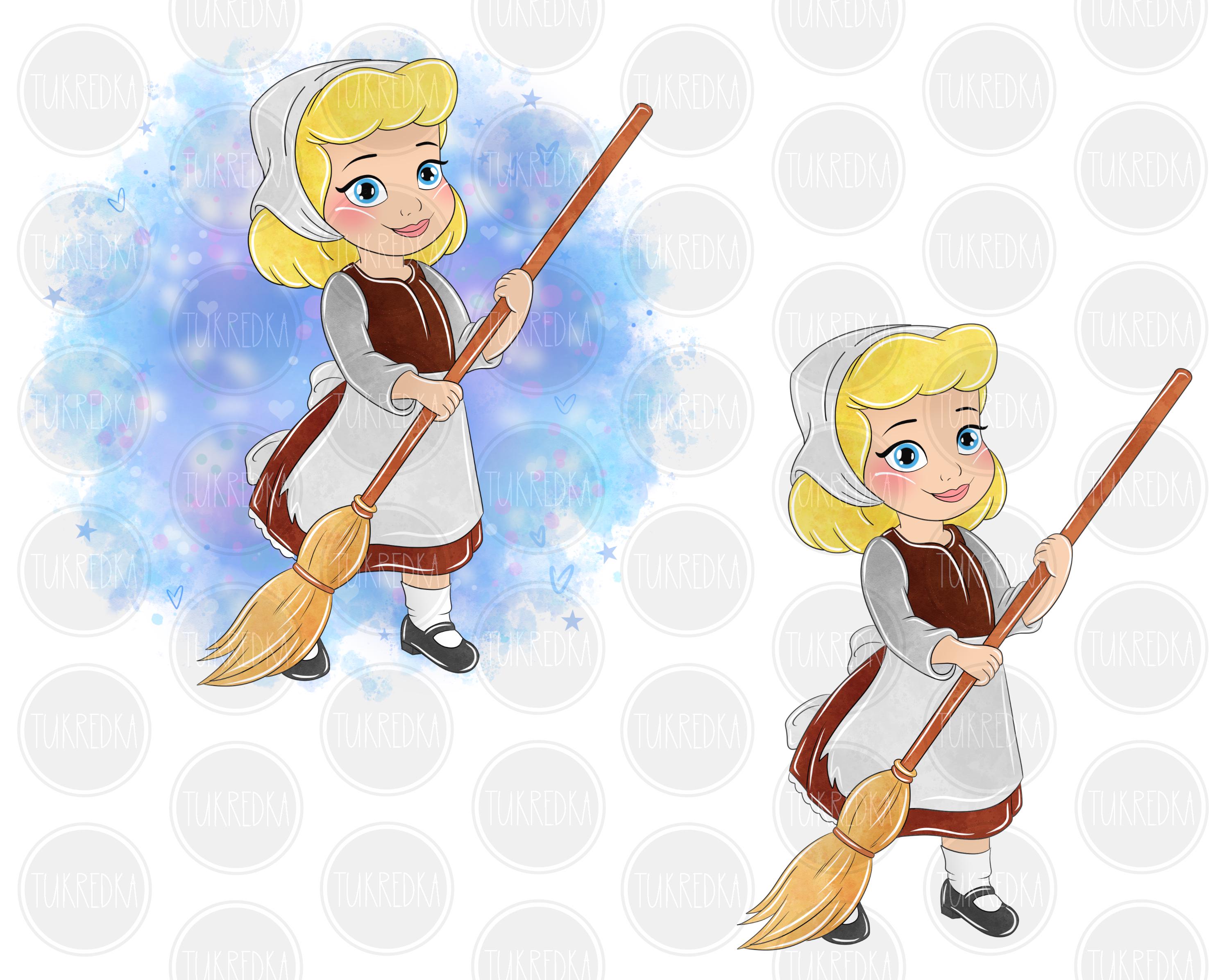 Princess Baby Toddler Cinderella PNG Clip Art, Cartoon Sublimation ...