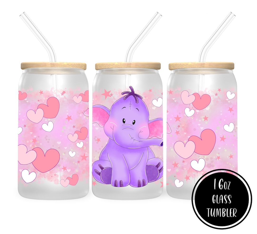 Winnie the Pooh Poohs Heffalump Cup PNG File DIGITAL DOWNLOAD 16oz ...
