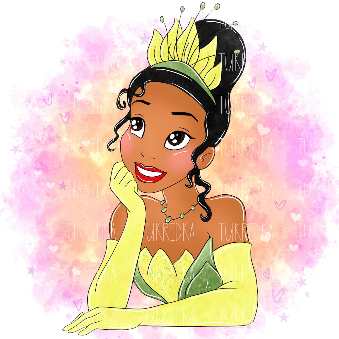 Princess Tiana Clip Art, Princess and the Frog PNG Clip Art, Cartoon ...