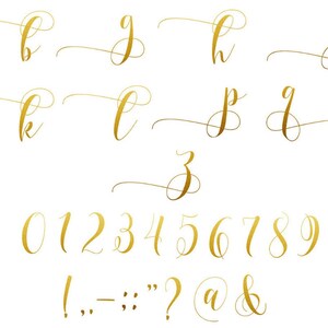 Alphabet Clip Art Foil Gold Alphabet Letters Cards Download Free ...