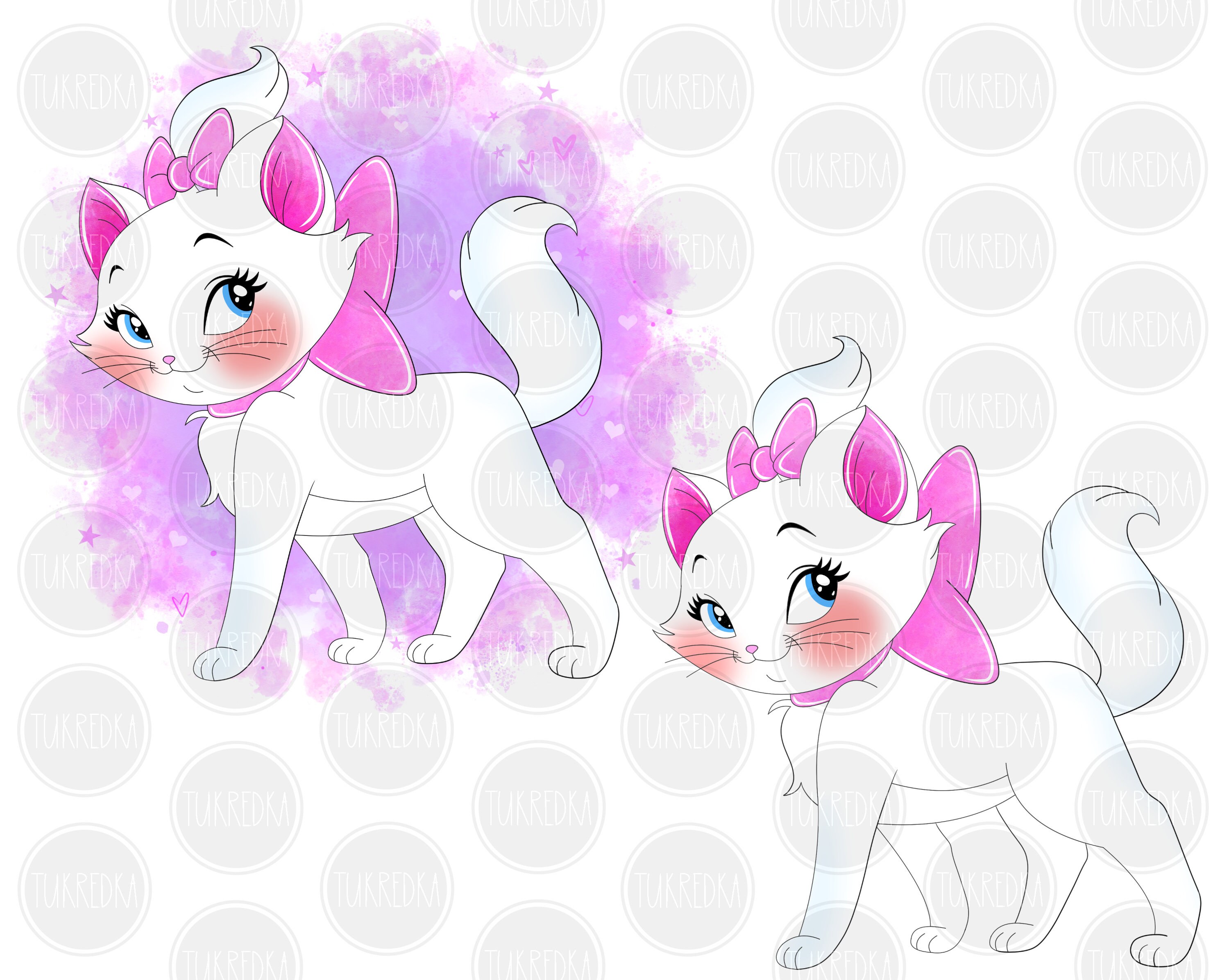 Aristocats Kitten Clip Art PNG, Cartoon Sublimation PNG Clipart ...
