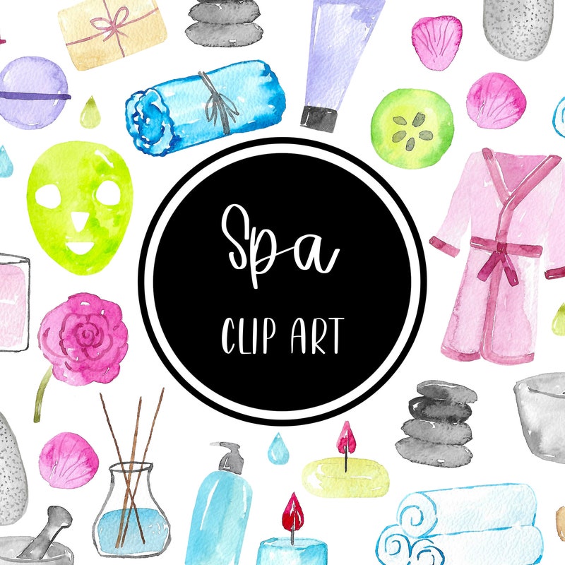Spa Clip Art - Etsy