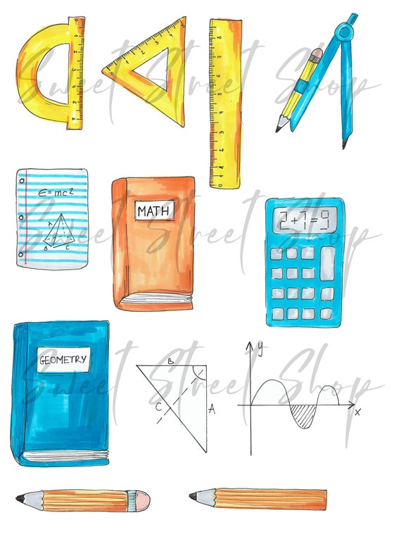 Math Book Clipart