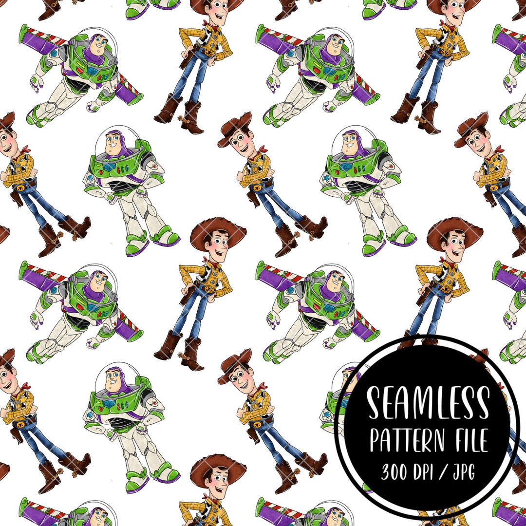 Toy Story Seamless Pattern, Digital Paper Background Download Free ...