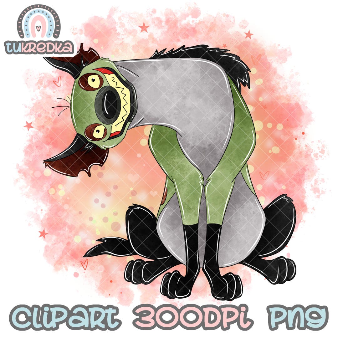 The Lion King Hyena Clip Art PNG, Cartoon Sublimation PNG Clipart ...