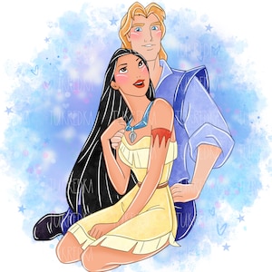 Princess Pocahontas John Smith Clip Art Png Clip Art Cartoon