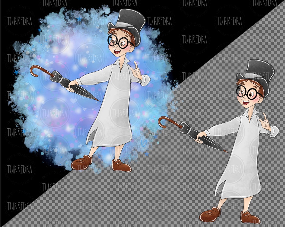 Peter Pan John Cute Clip Art PNG, Cartoon Clipart Sublimation PNG ...