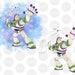 Buzz Lightyear Toy Story Cute Clip Art PNG, Cartoon Clipart Sublimation ...