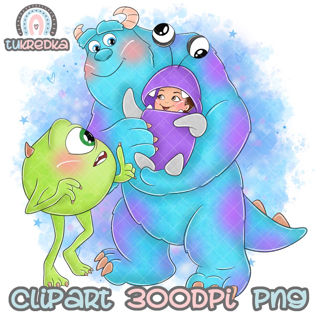 Monsters Sulley Mike Wazowski Boo Clip Art PNG, Cartoon Clipart ...