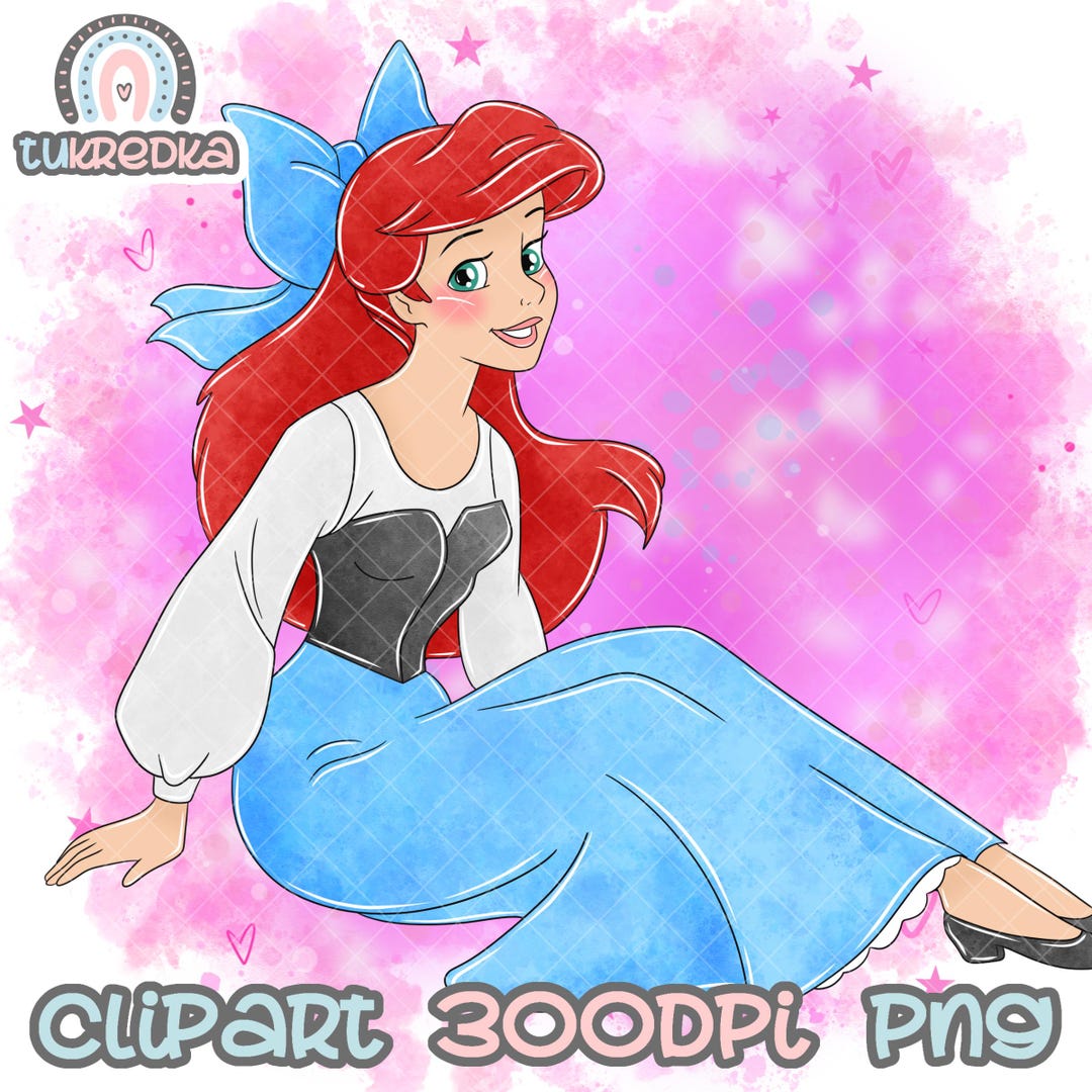 Imágenes prediseñadas de la princesa Ariel, imágenes prediseñadas PNG ...