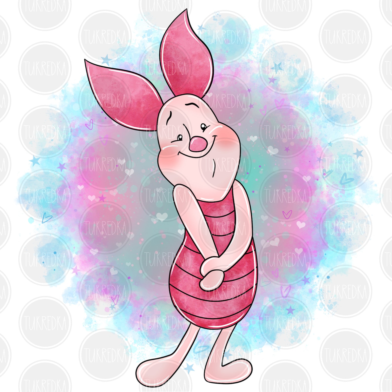 Winnie the Pooh, Piglet Cute Clip Art PNG, Cartoon Clipart Sublimation ...