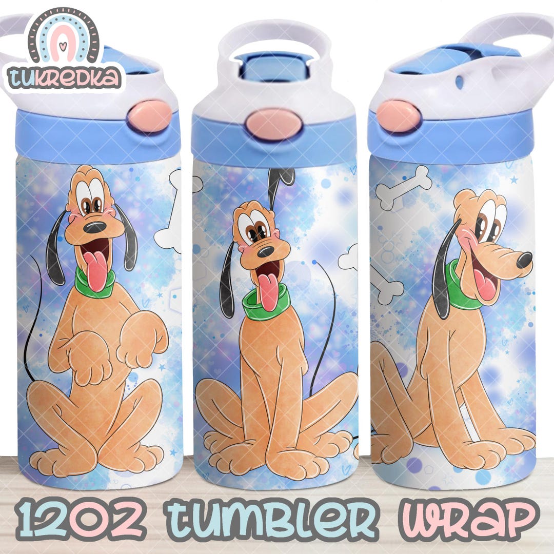 Pluto Mickey Mouse Cup PNG File DIGITAL DOWNLOAD 12oz Tumbler Design, 12oz Flip Top Cup Wrap - Etsy