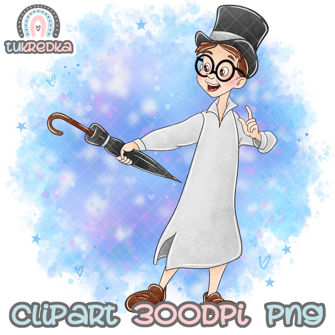 Peter Pan John Cute Clip Art PNG, Cartoon Clipart Sublimation PNG ...
