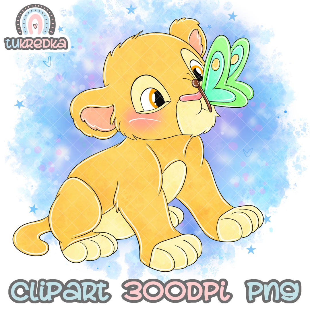 Lion King Baby Toddler Simba Clip Art PNG, Cartoon Sublimation PNG ...