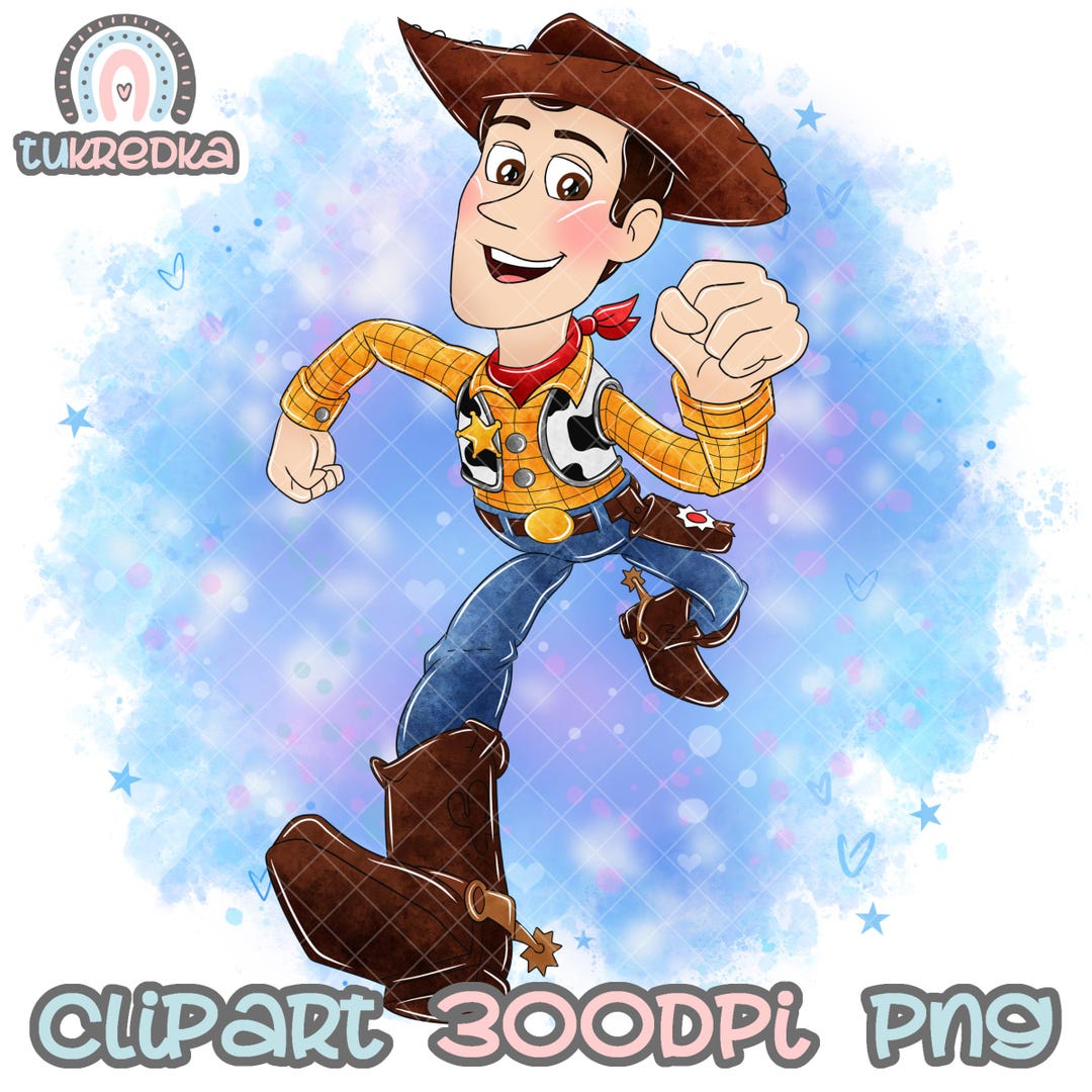 Woody Toy Story Cute Clip Art PNG, Cartoon Clipart Sublimation PNG ...