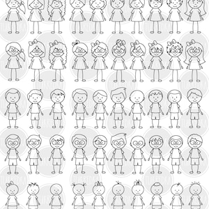 130 Stick Figure Clipart Clip Art, Stick People Family, Download Free ...