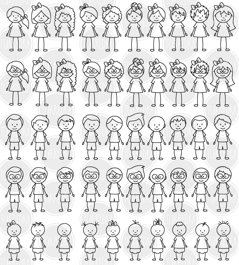 130 Stick Figure Clipart Clip Art, Stick People Family, Download Free ...