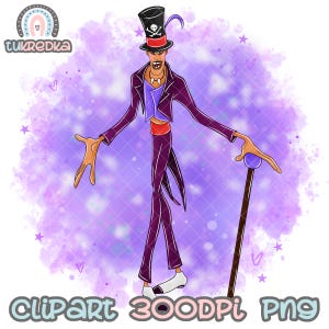Dr. Facilier Princess Tiana Clip Art, Princess and the Frog PNG Clip ...