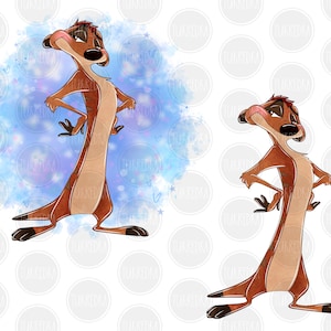 The Lion King Timon Clip Art PNG, Cartoon Sublimation PNG Clipart ...