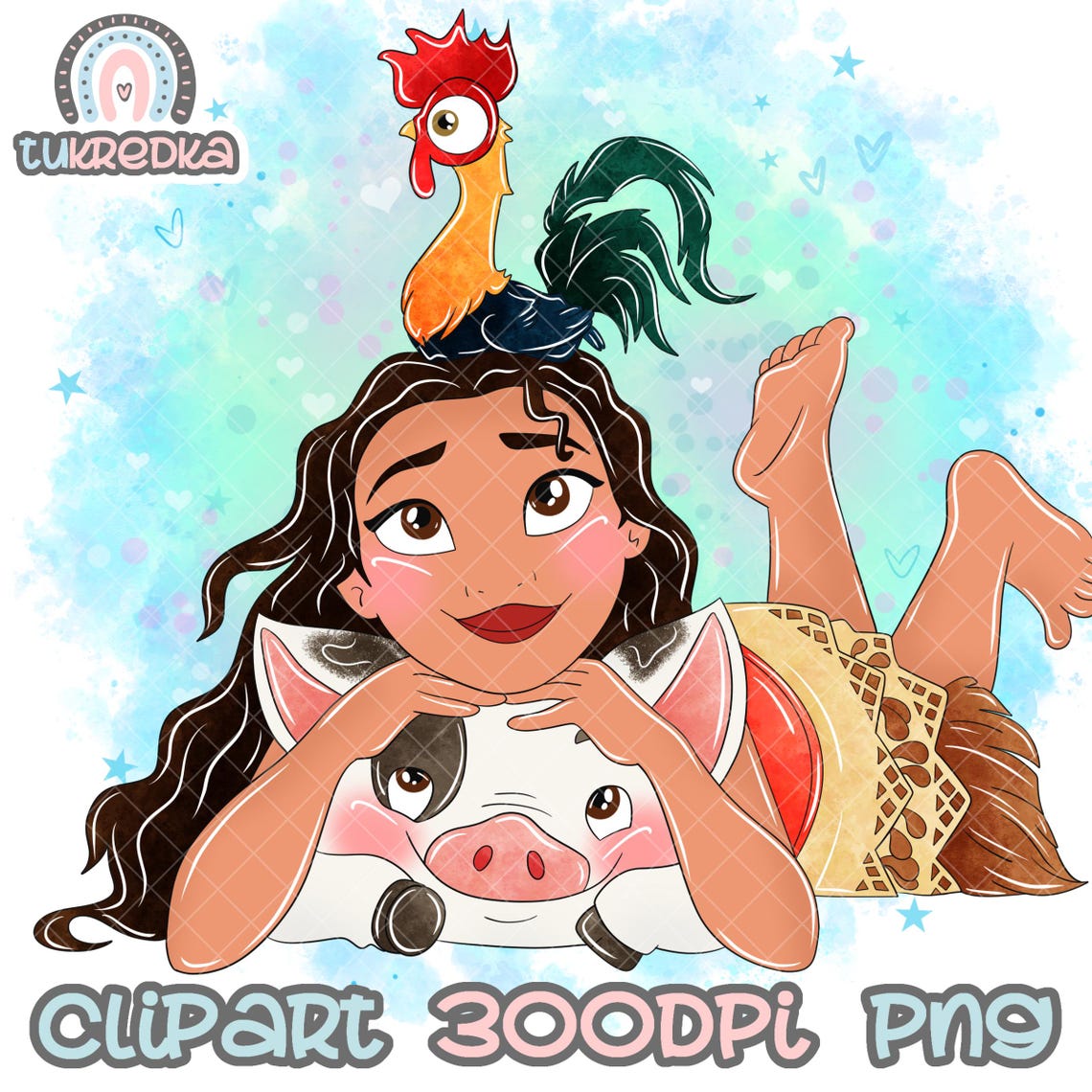 Princess Moana Clip Art Sublimation PNG Clipart, Vaiana Clipart Cartoon ...