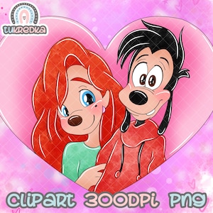 Max and Roxanne Cute Clip Art PNG, Cartoon Clipart Sublimation PNG ...