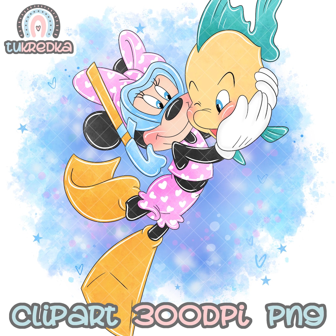 Minnie Mouse Summer Clipart, PNG Clip Art, Mickey Mouse and Friends ...