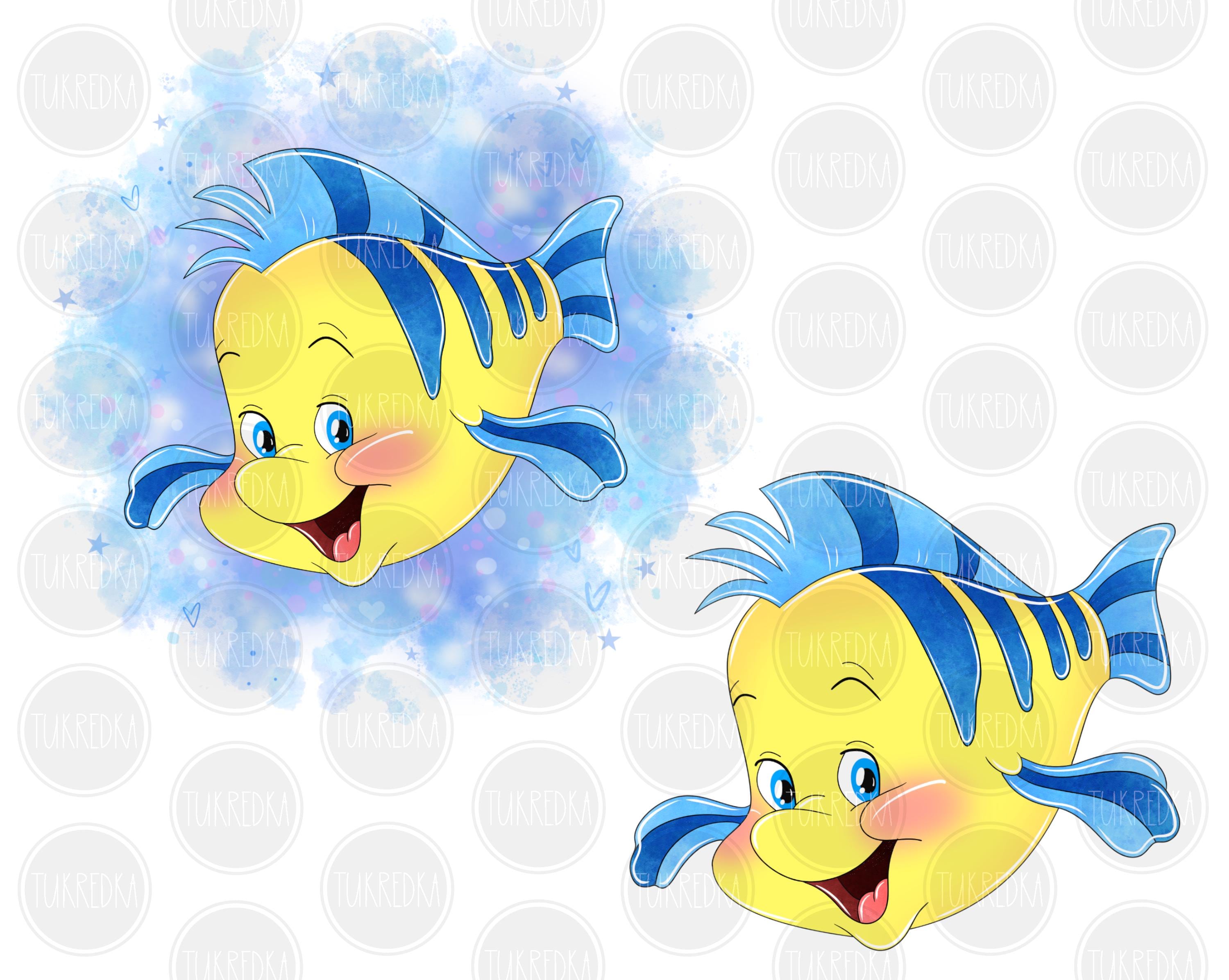 Flounder Princess Ariel Clip Art, the Little Mermaid PNG Clip Art ...