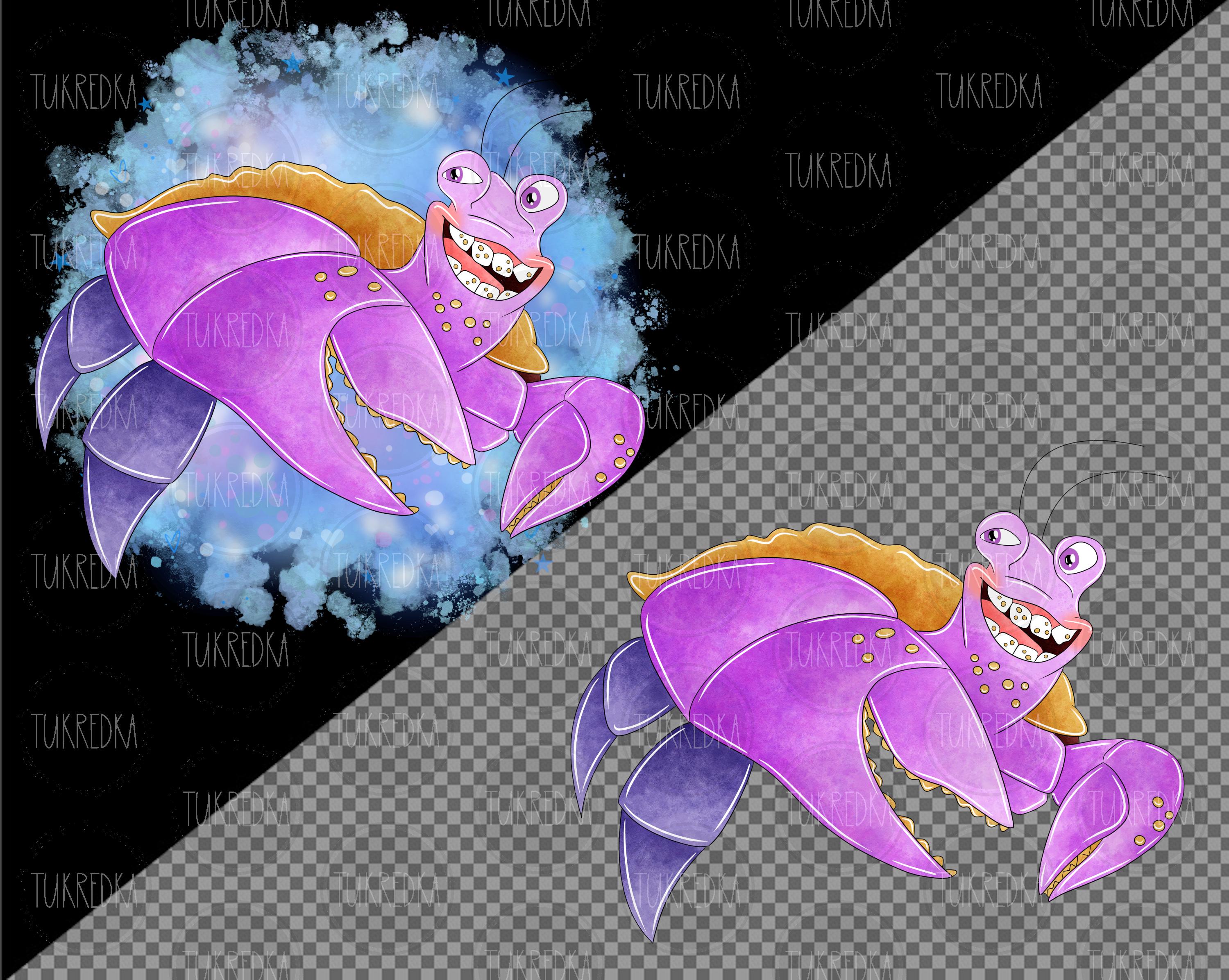 Tamatoa Clipart Sublimation PNG, Vaiana Clipart, Moana Cartoon ...