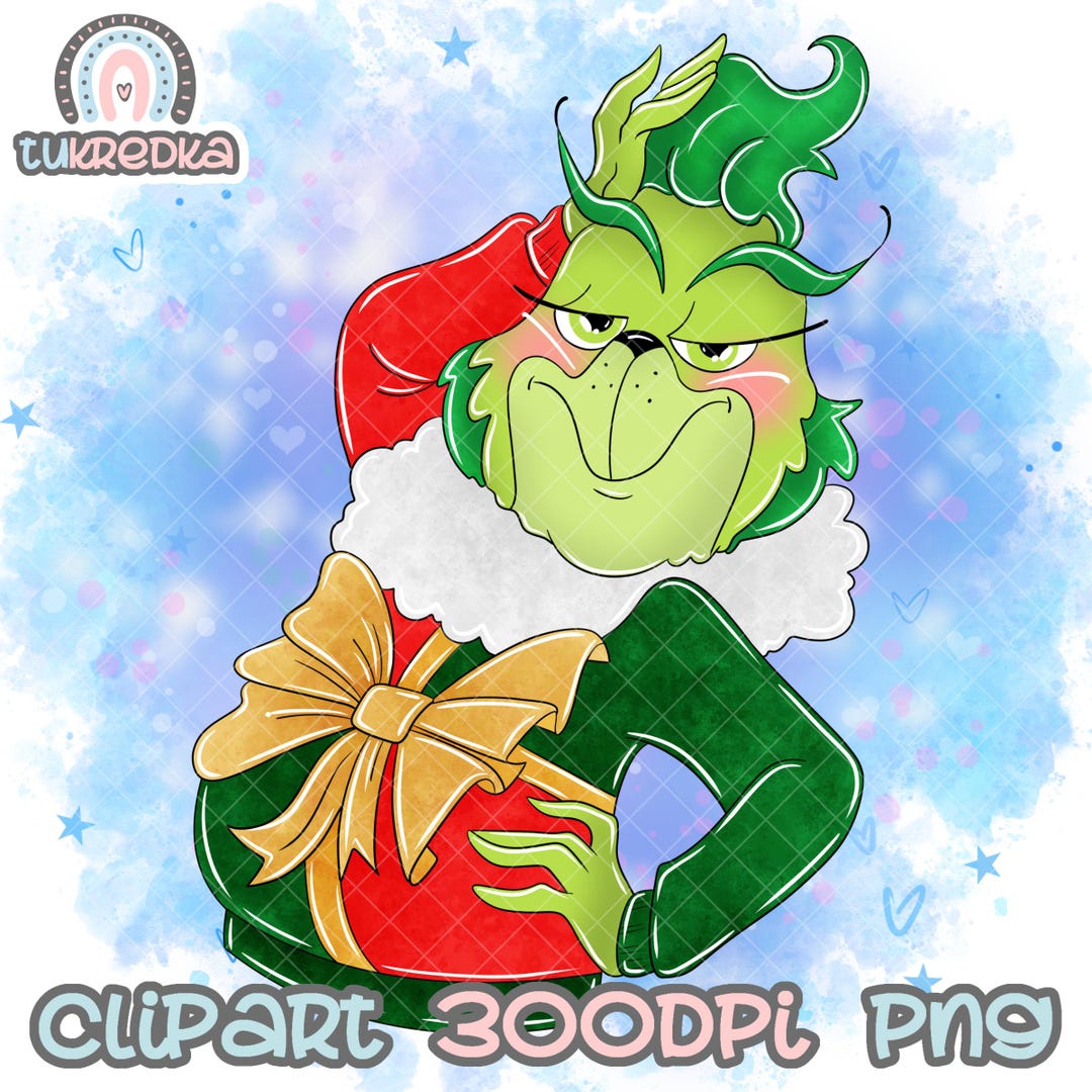 Christmas Grinch Clip Art PNG, Hand Drawn Cartoon Xmas Grinch Winter ...