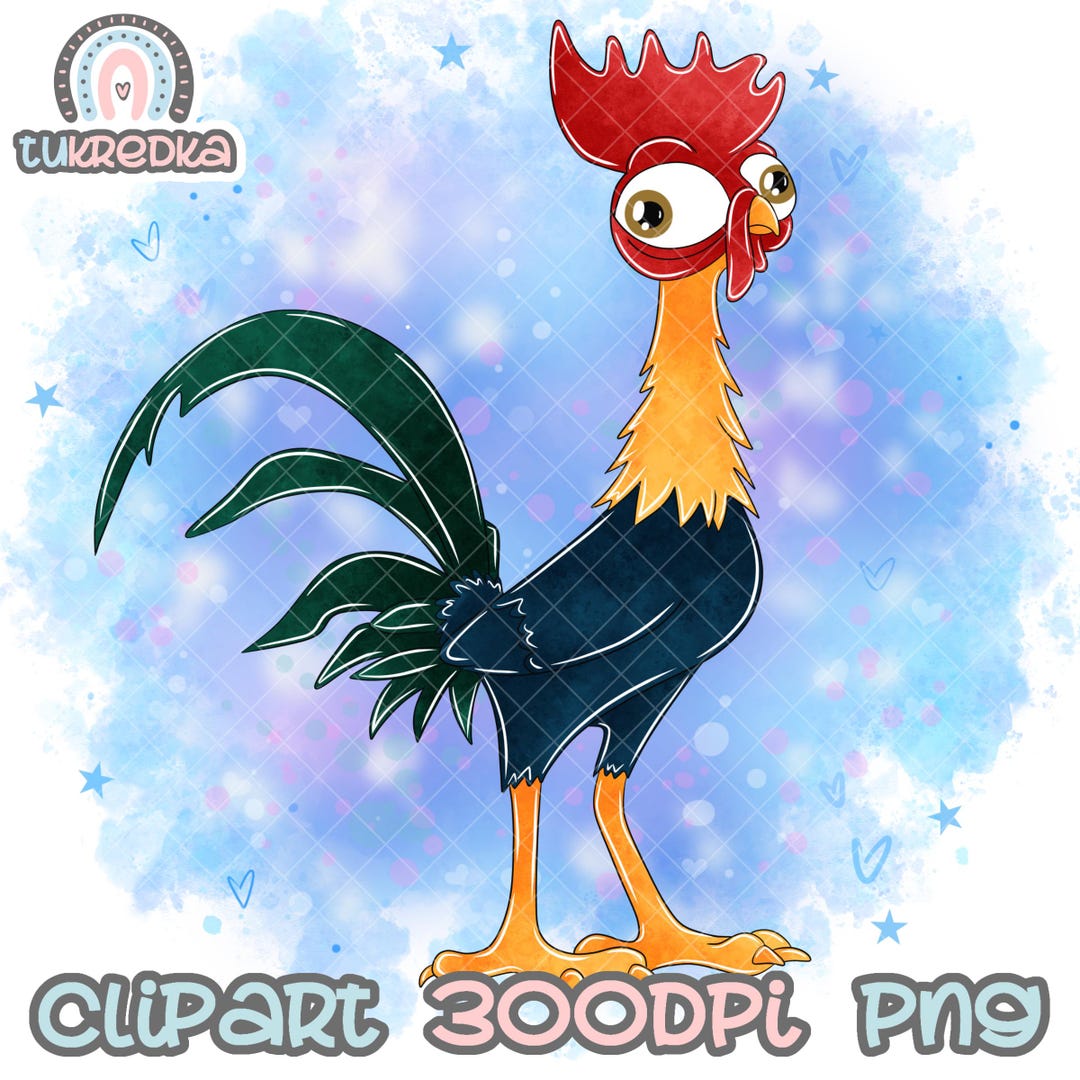 Hei Hei Clip Art Sublimation Moana PNG Clipart, Vaiana Clipart Cartoon ...