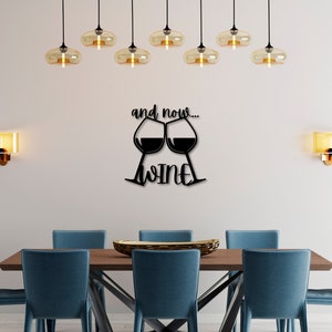 Christmas Gift, Metal Wine Sign, Home Bar Sign, Metal Bar Sign, Wine ...