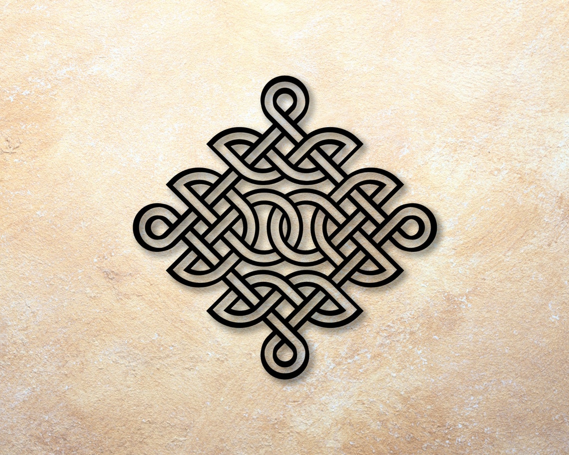 Celtic Knot Metal Sign, Celtic Metal Sign, Celtic Wall Art, Celtic Wall ...