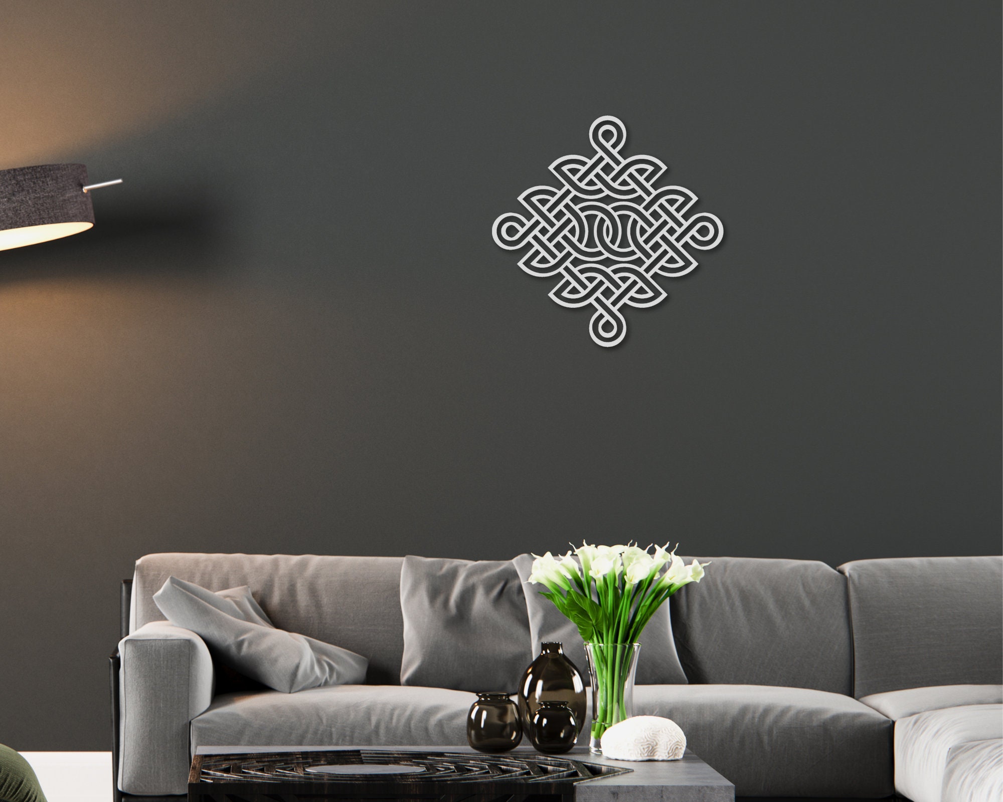Celtic Knot Metal Sign, Celtic Metal Sign, Celtic Wall Art, Celtic Wall ...