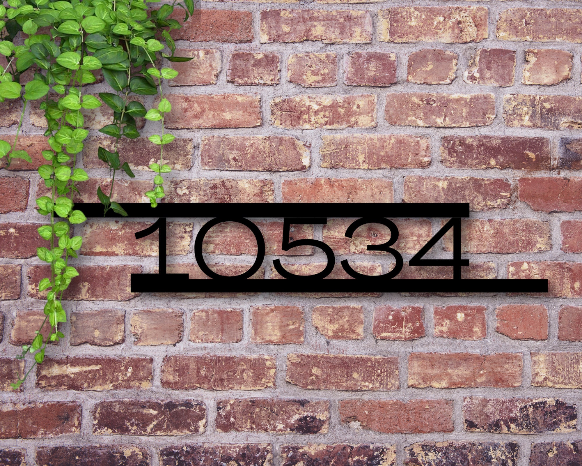 Modern Address Sign, Address Sign, Metal House Number Sign, Home ...