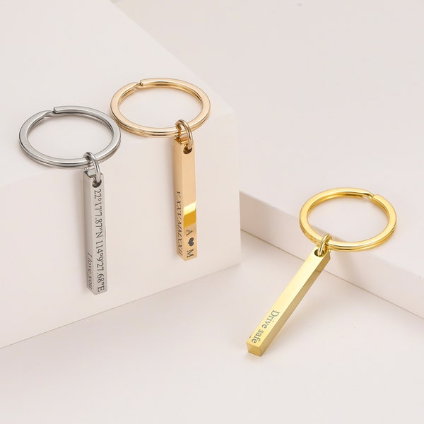 Engraved Key Chain - Etsy