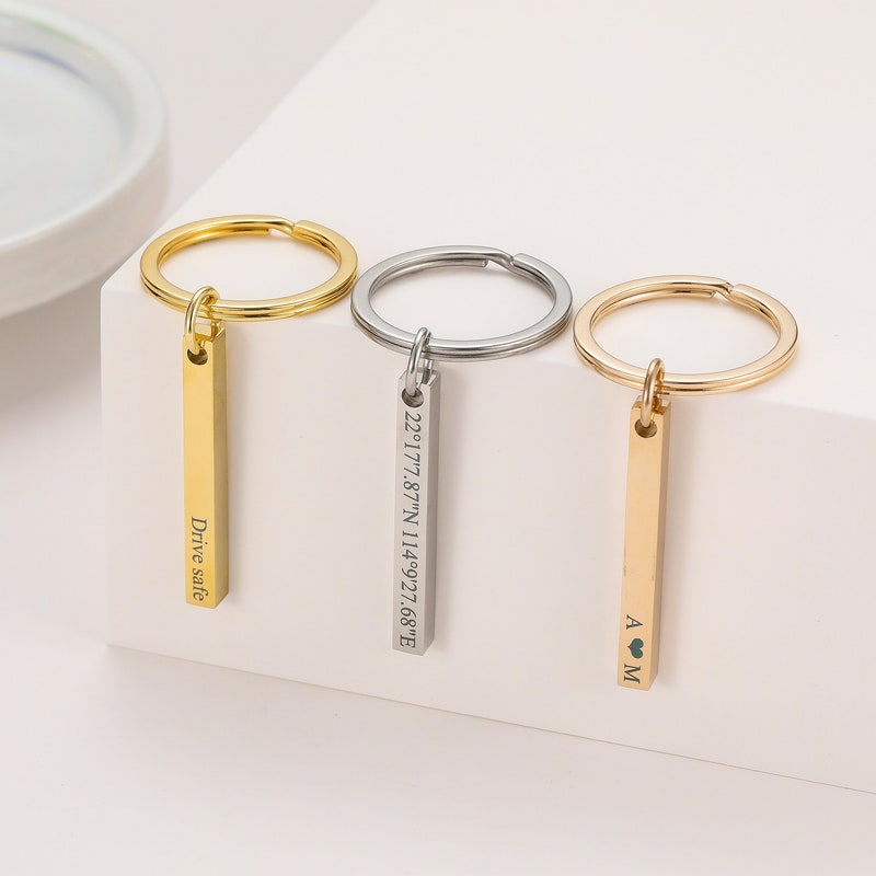 Engraved Key Chain - Etsy