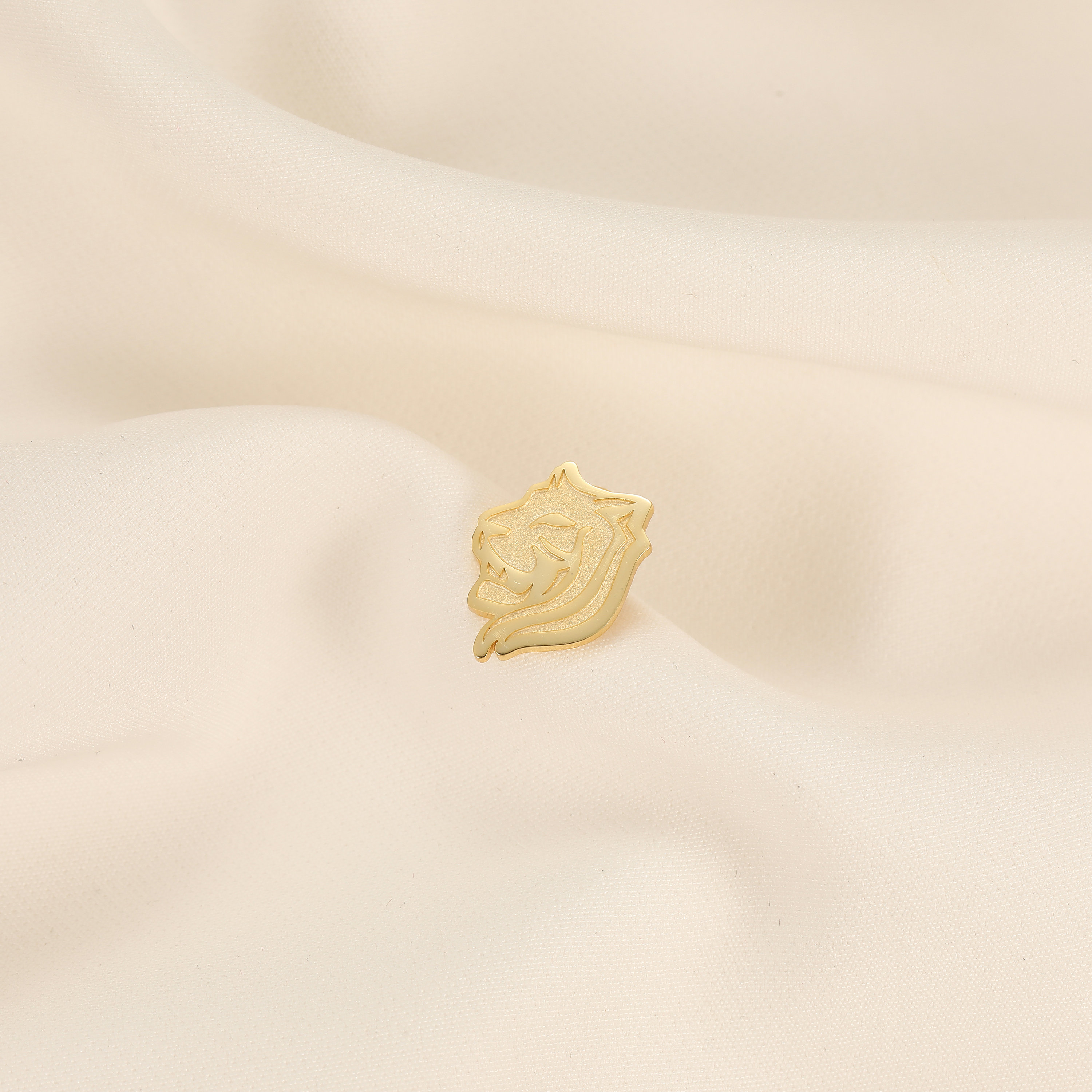 Custom Logo Brooch in Gold / Silver / Rose Gold Personalized - Etsy