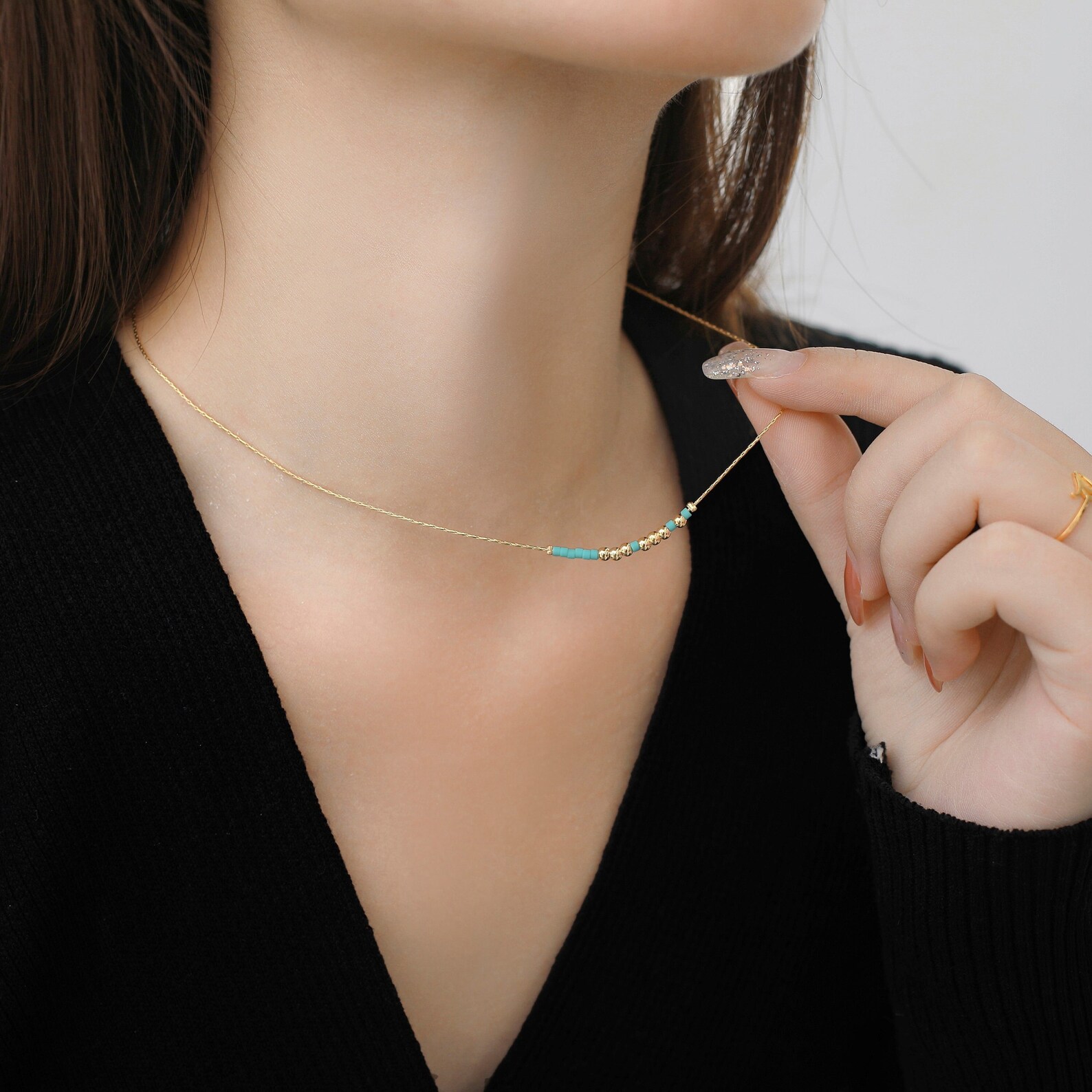 Custom Morse Code Necklace Custom Secret Message Friendship - Etsy