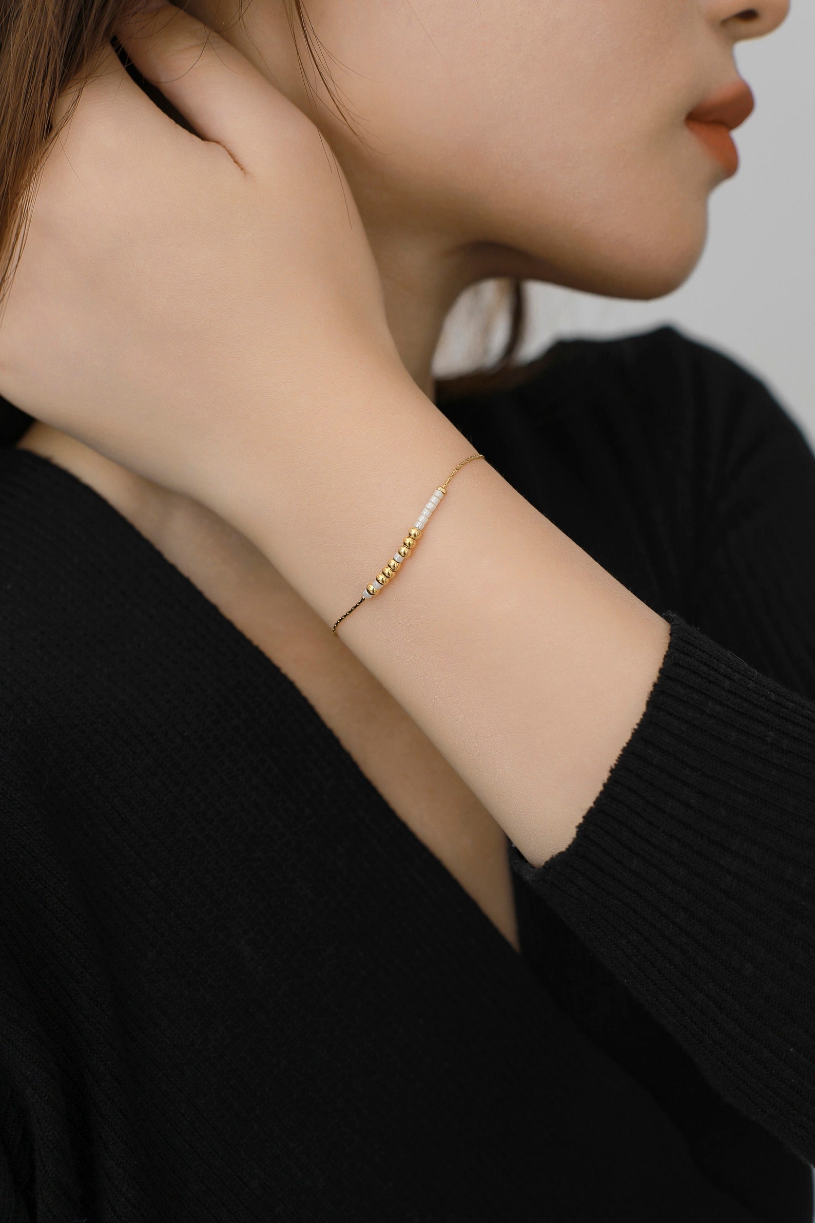 Morse Code Bracelet in Gold / Silver / Rose Gold, Custom Friendship ...