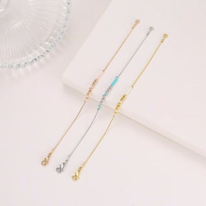 Morse Code Bracelet in Gold / Silver / Rose Gold, Custom Friendship ...