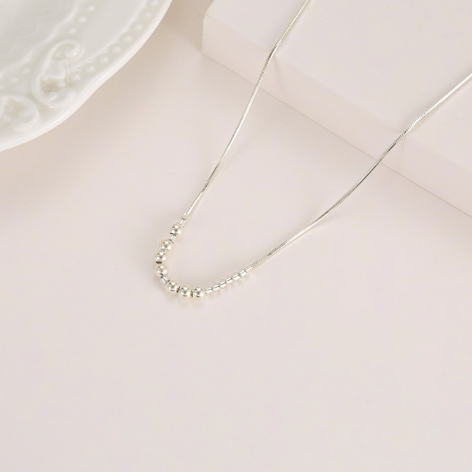 Custom Morse Code Necklace Custom Secret Message Friendship - Etsy