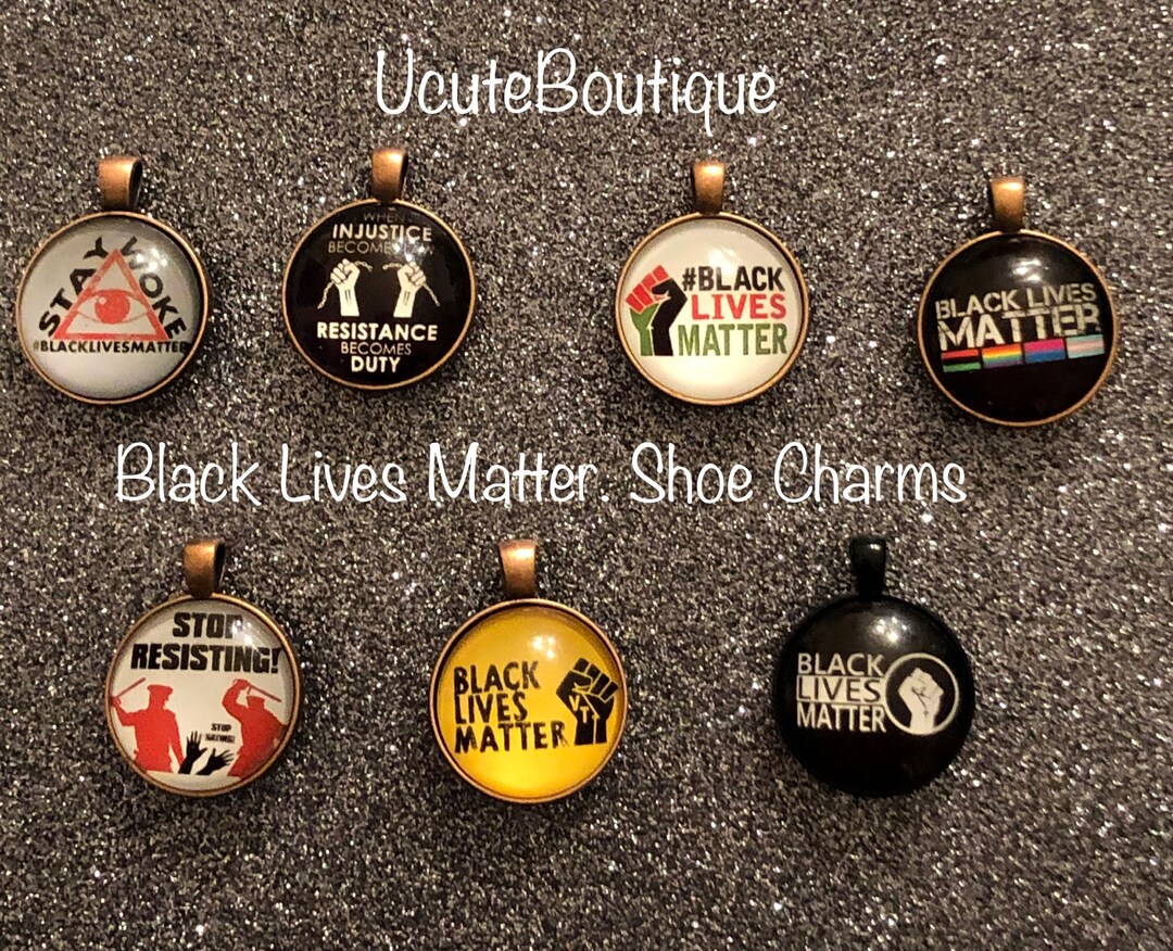 BLM Shoe Charms 1.99+black History- Theme Phrases Shoe Charms - Etsy