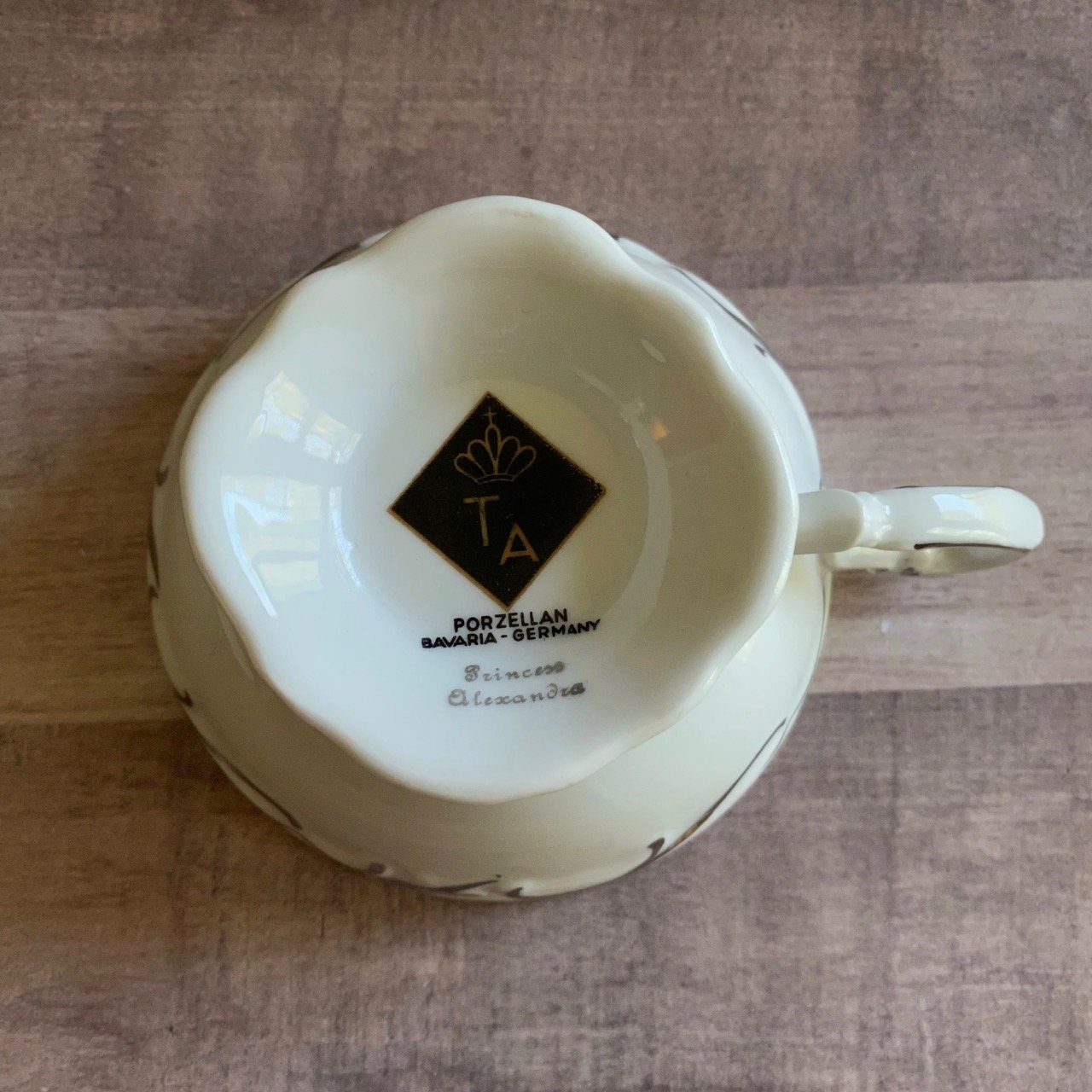 Princess Alexandra Cup & Saucer Set Porzellan China, Bavaria-germany - Etsy