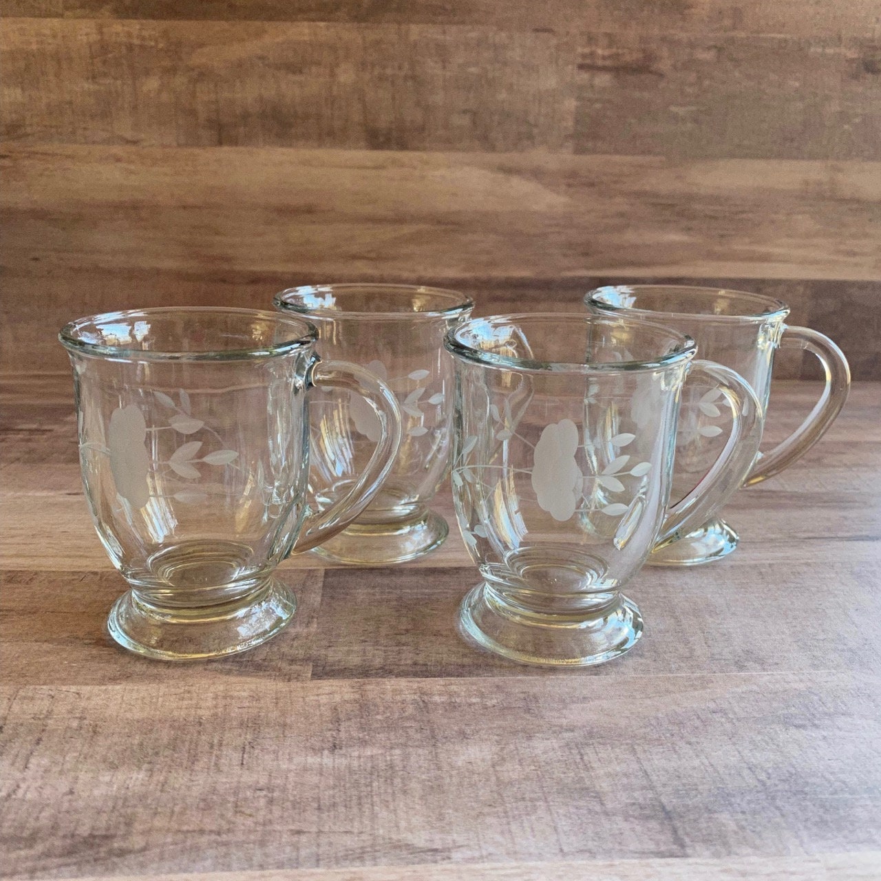 Princess House Blossom Coffee Mugs (4) - munimoro.gob.pe