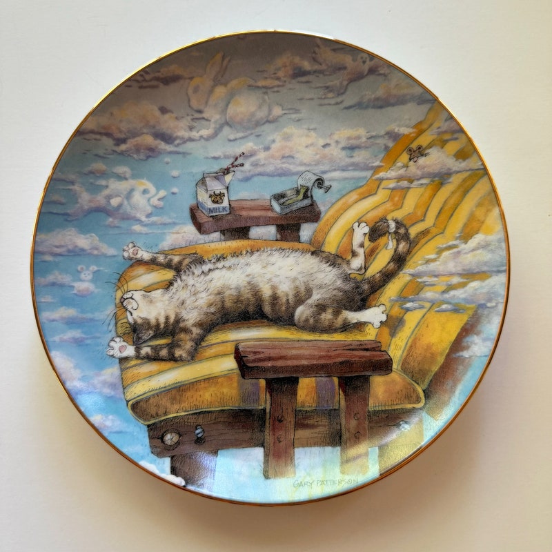 Cat Decorative Plate - Etsy