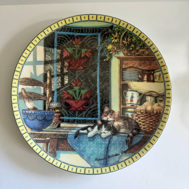 Cat Plates Knowles - Etsy