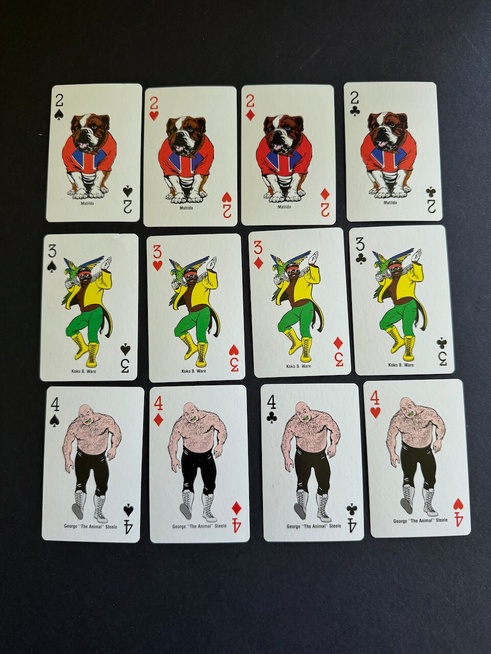 1988 WWF Super Stars Playing Cards, Complete Set, 54 Cards, Titansports ...