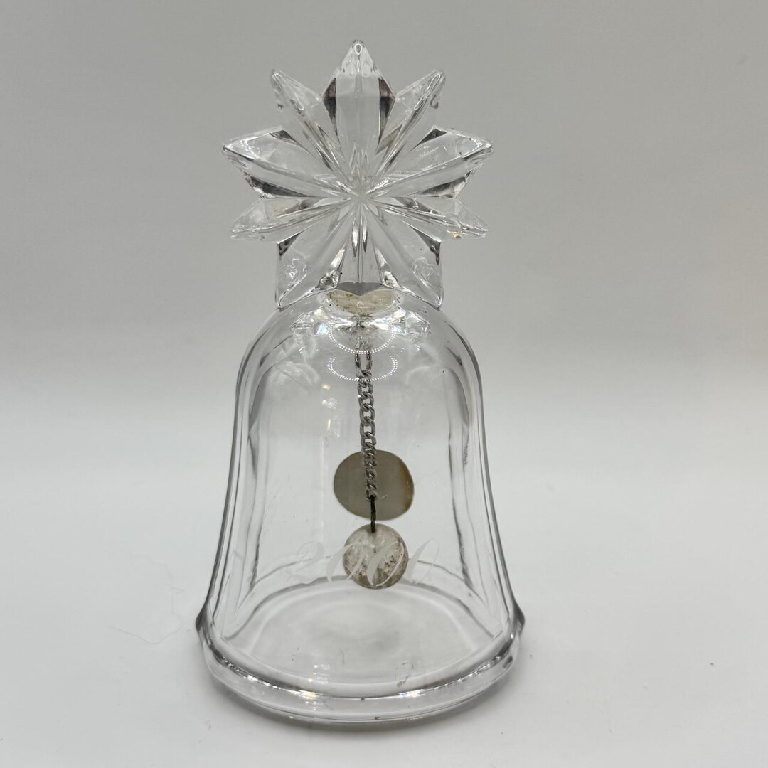 Princess House Dated Bell 2000, 24% Led Crystal, Germany, Snowflake ...